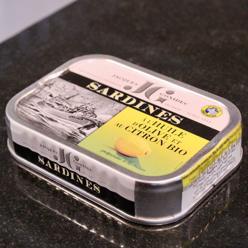 Sardines citron huile d'olive 115g – Soprolux